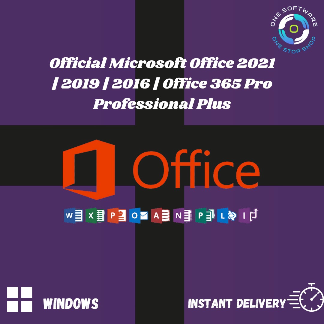 Official Microsoft Office 2021 | 2019 | 2016 | Office 365 Pro ...
