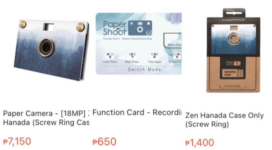 Paper shoot camera (pre-loved), Photography, Cameras on Carousell