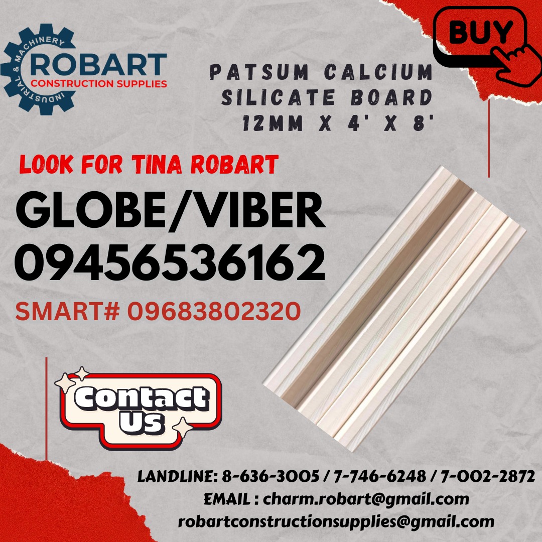 Patsum Calcium Silicate Board 12mm x 4' x 8', Commercial & Industrial ...