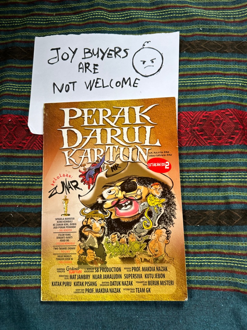 PERAK DARUL KARTUN BY ZUNAR, Hobbies & Toys, Books & Magazines, Comics ...