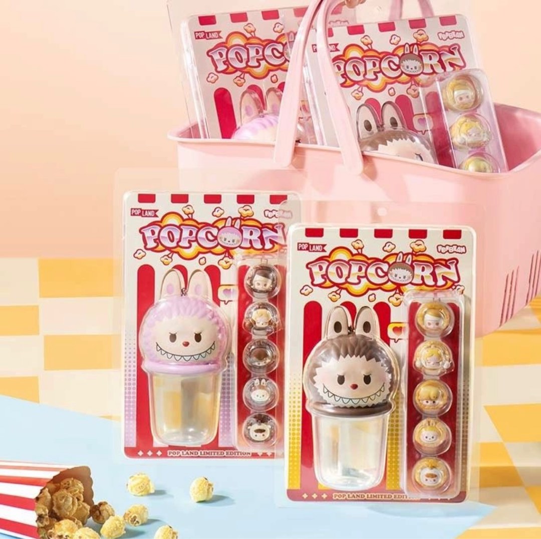 [PO] LABUBU POPLAND Exclusive Popcorn Series Pop Beans with Bottle Set ...