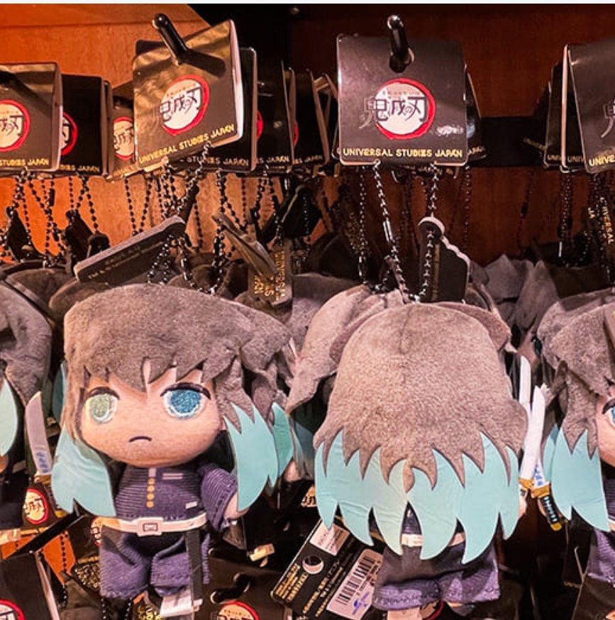 (PO) universal studios Japan usj official plush keychain demon slayer ...