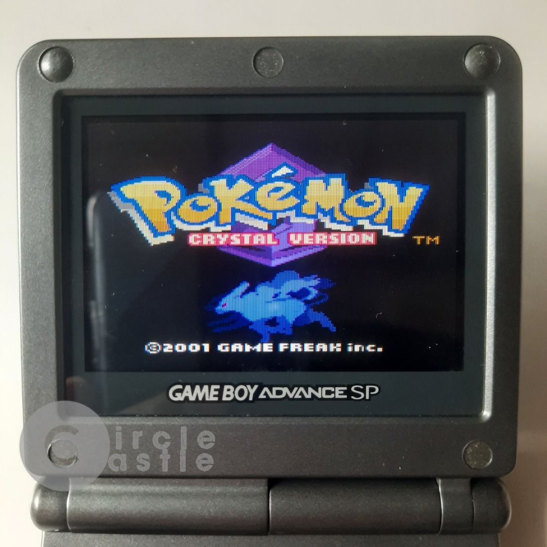 Pokemon Crystal for Gameboy Color GBC Gameboy Advance GBA, Video Gaming ...
