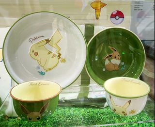 Pokémon Ceramic Dinnerware Set (NTUC FairPrice Living With Pokémon ...