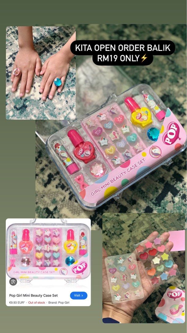 Pop makeup set, Hobbies & Toys, Toys & Games on Carousell