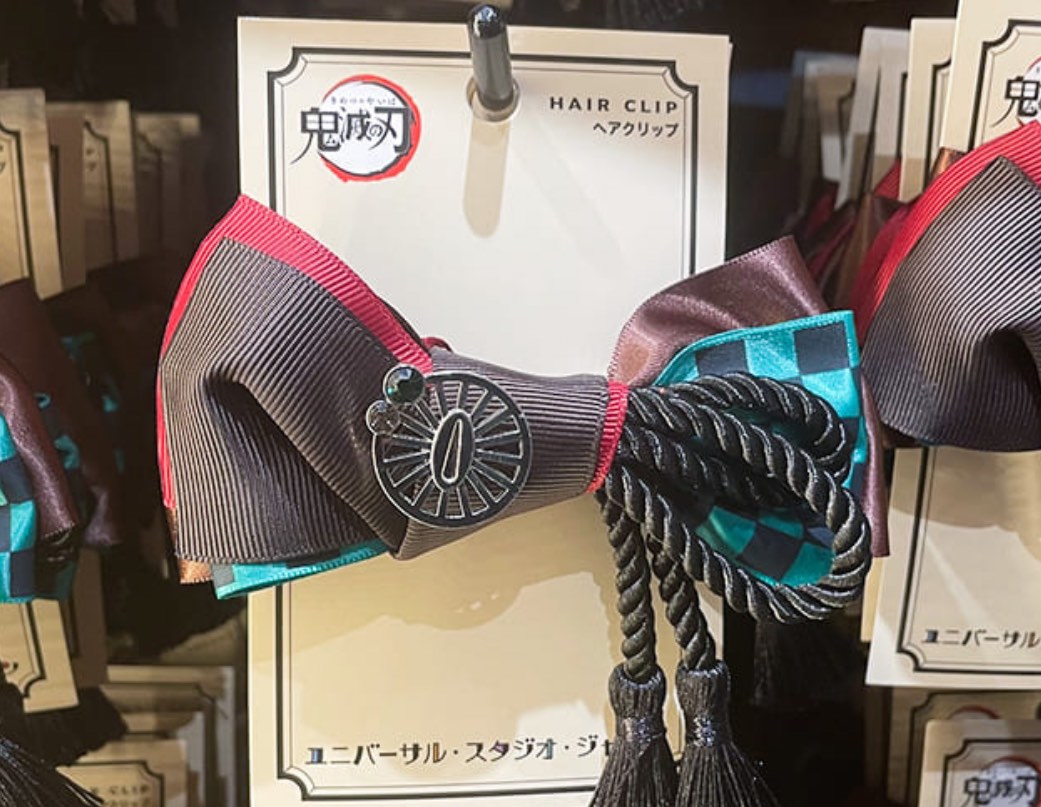 Preorder official usj universal studios Japan demon slayer hair clip (shinobu / tanjiro / nezuko ...