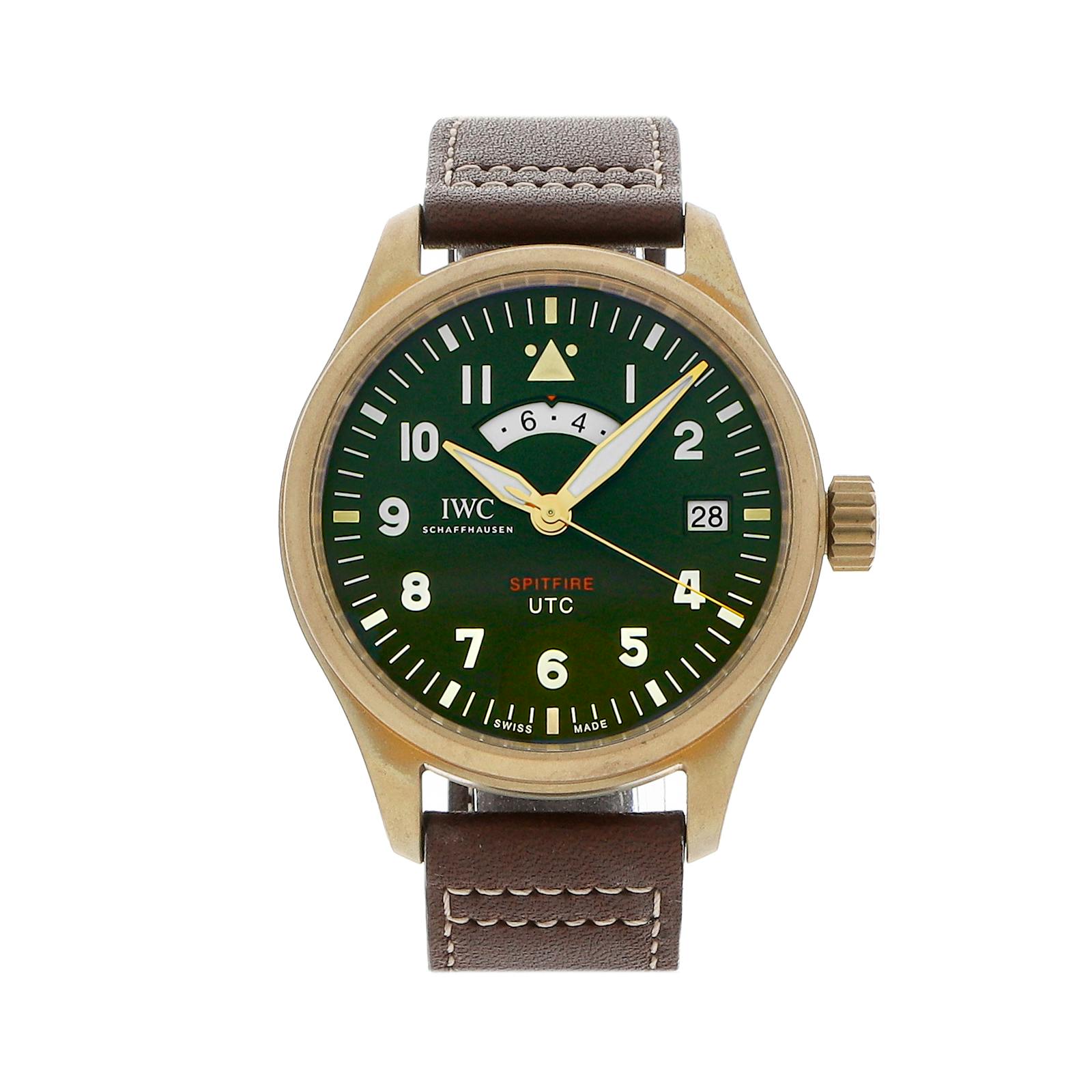 Pre-Owned IWC Pilots Watch UTC Spitfire Edition MJ271 IW3271, Luxury ...
