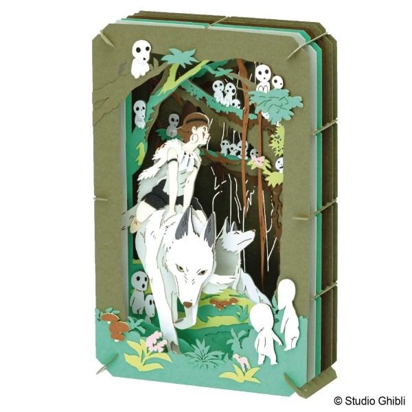 【新貨預訂】PT-L80 紙劇場 幽靈公主 - 玉之森 PT-L80 PAPER THEATER Princess Mononoke - The Forest Where Kodama ...