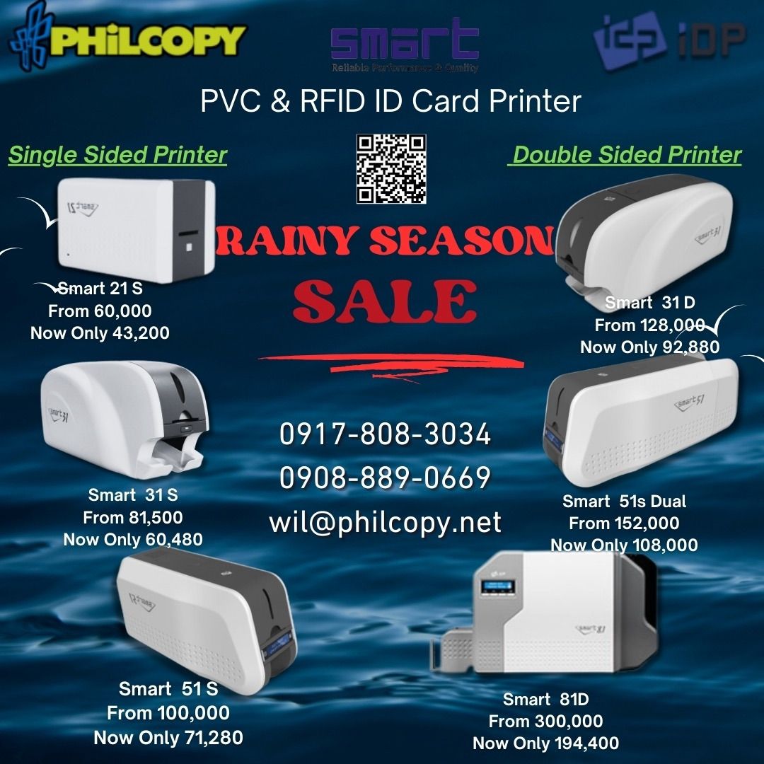 PVC and RFID ID Card Printer Machine, Computers & Tech, Printers, Scanners & Copiers on Carousell