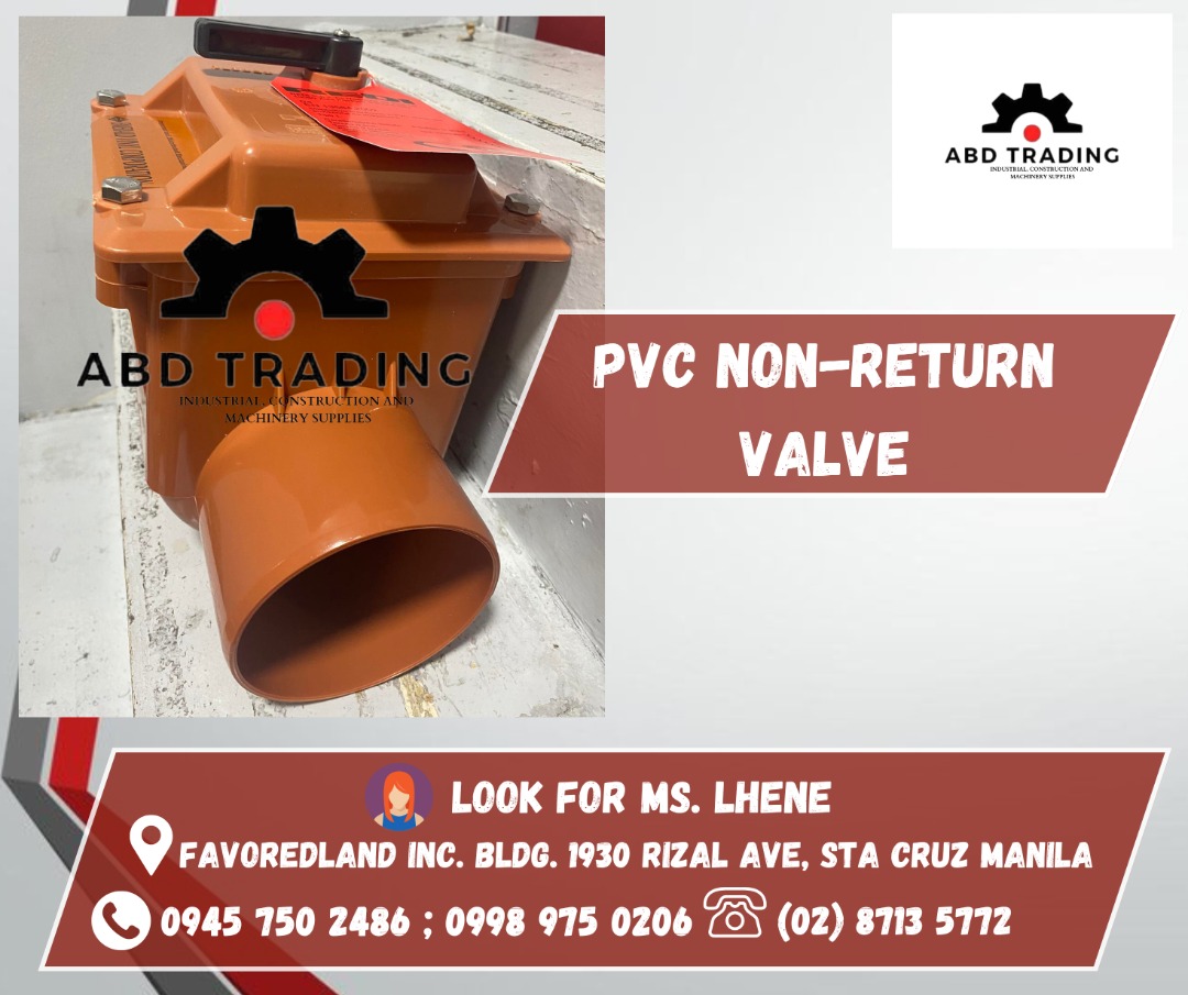 PVC NON-RETURN VALVE, Commercial & Industrial, Construction Tools ...