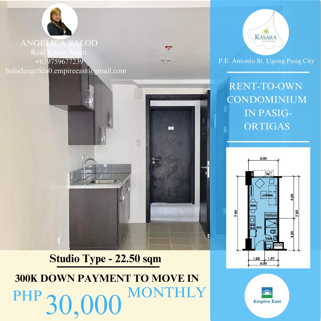 RENT TO OWN CONDO READY FOR OCCUPANCY IN PASIG CITY THE KASARA URBAN ...