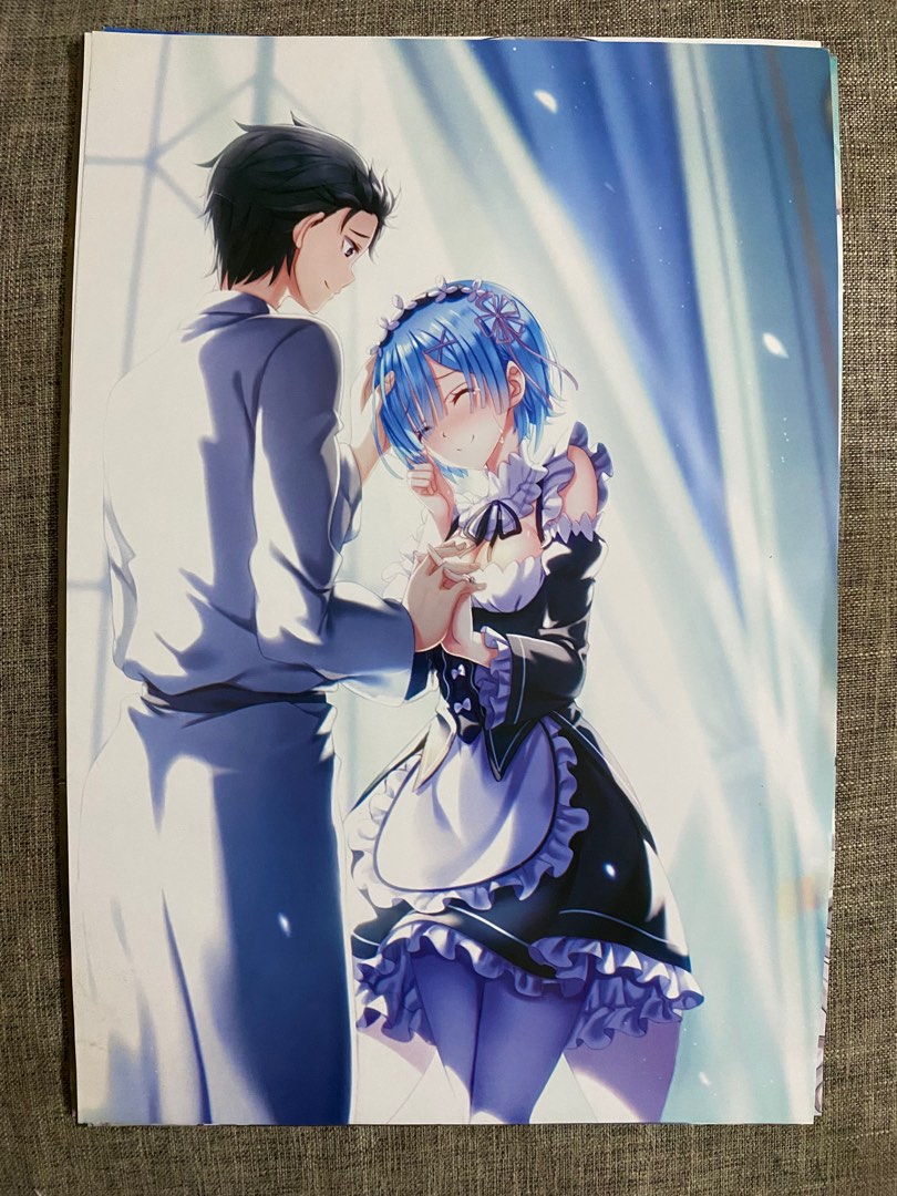 Re:Zero Anime Poster, Furniture & Home Living, Home Decor, Wall Decor ...
