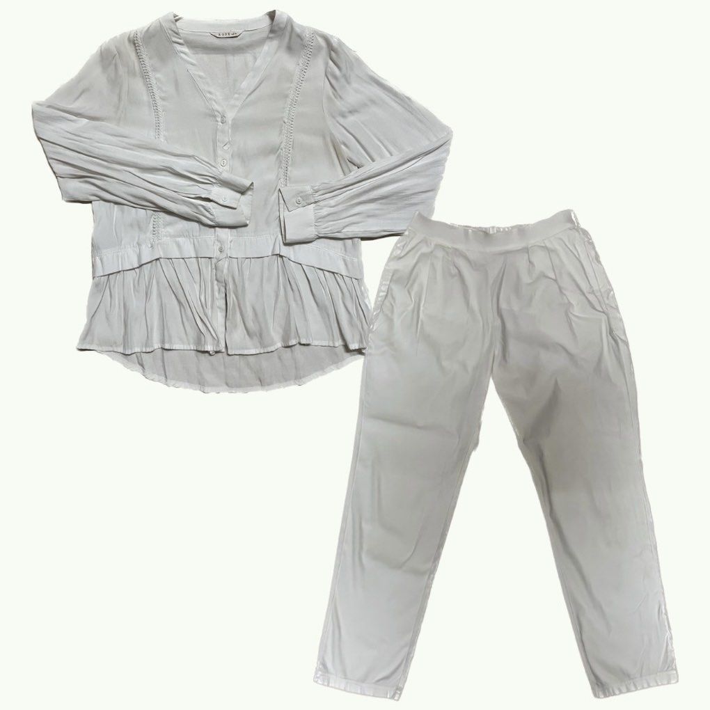 Rope White Blouse, Women's Fashion, Tops, Blouses on Carousell