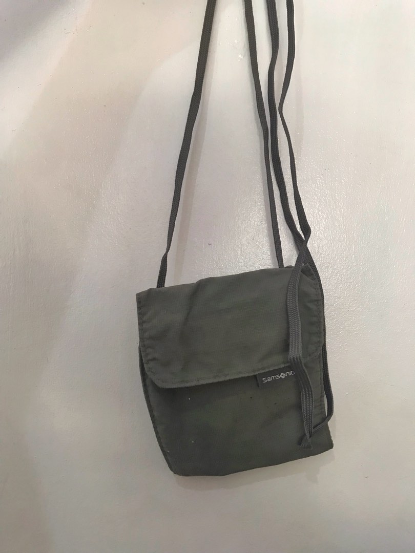SAMSONITE NECK POUCH, Men's Fashion, Bags, Sling Bags on Carousell
