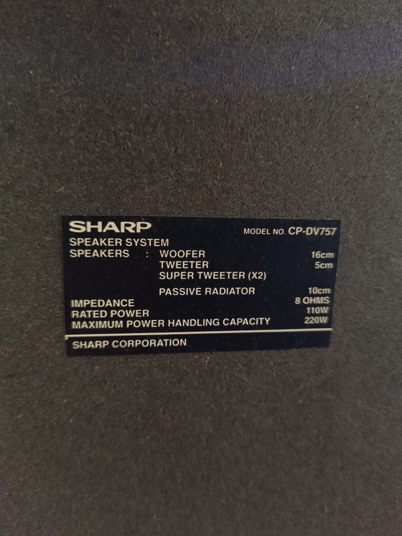 Sharp 220watts with Amp, Audio, Soundbars, Speakers & Amplifiers on ...