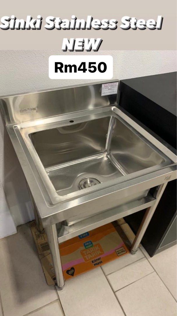 Sinki Stainless Steel 2x2 ft, TV & Home Appliances, Kitchen Appliances ...