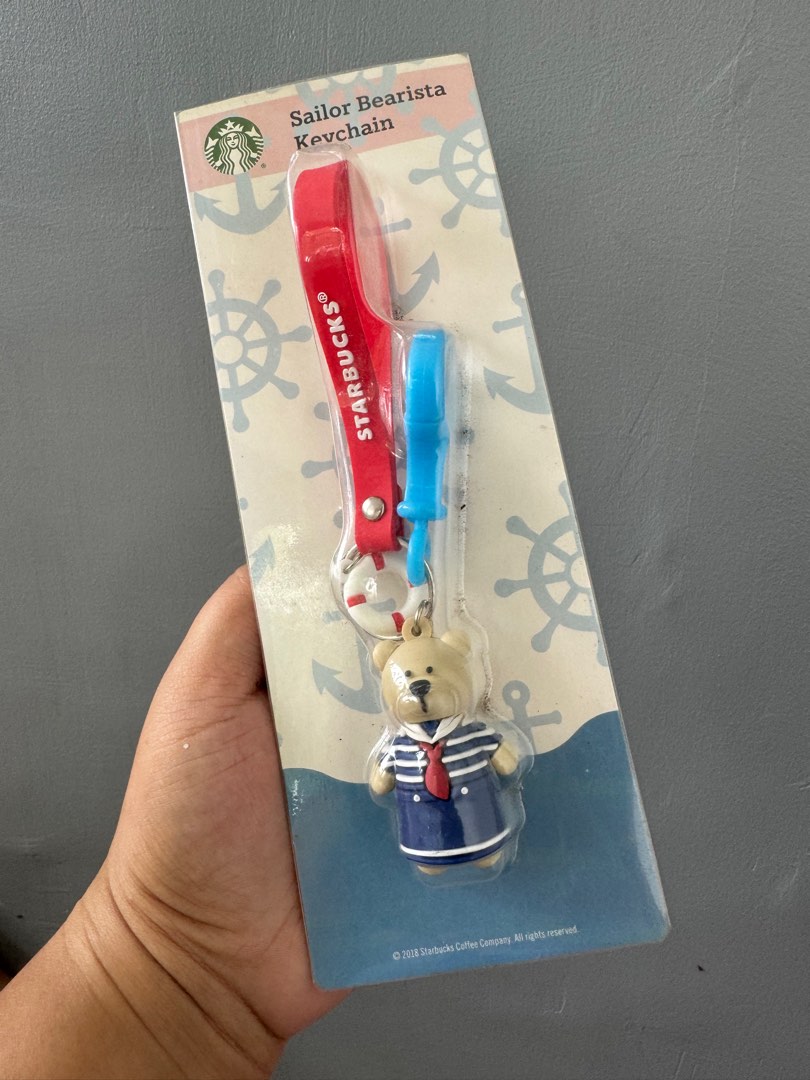 Starbucks Bearista Keychain (Sailor - Boy), Hobbies & Toys, Memorabilia & Collectibles, Fan ...