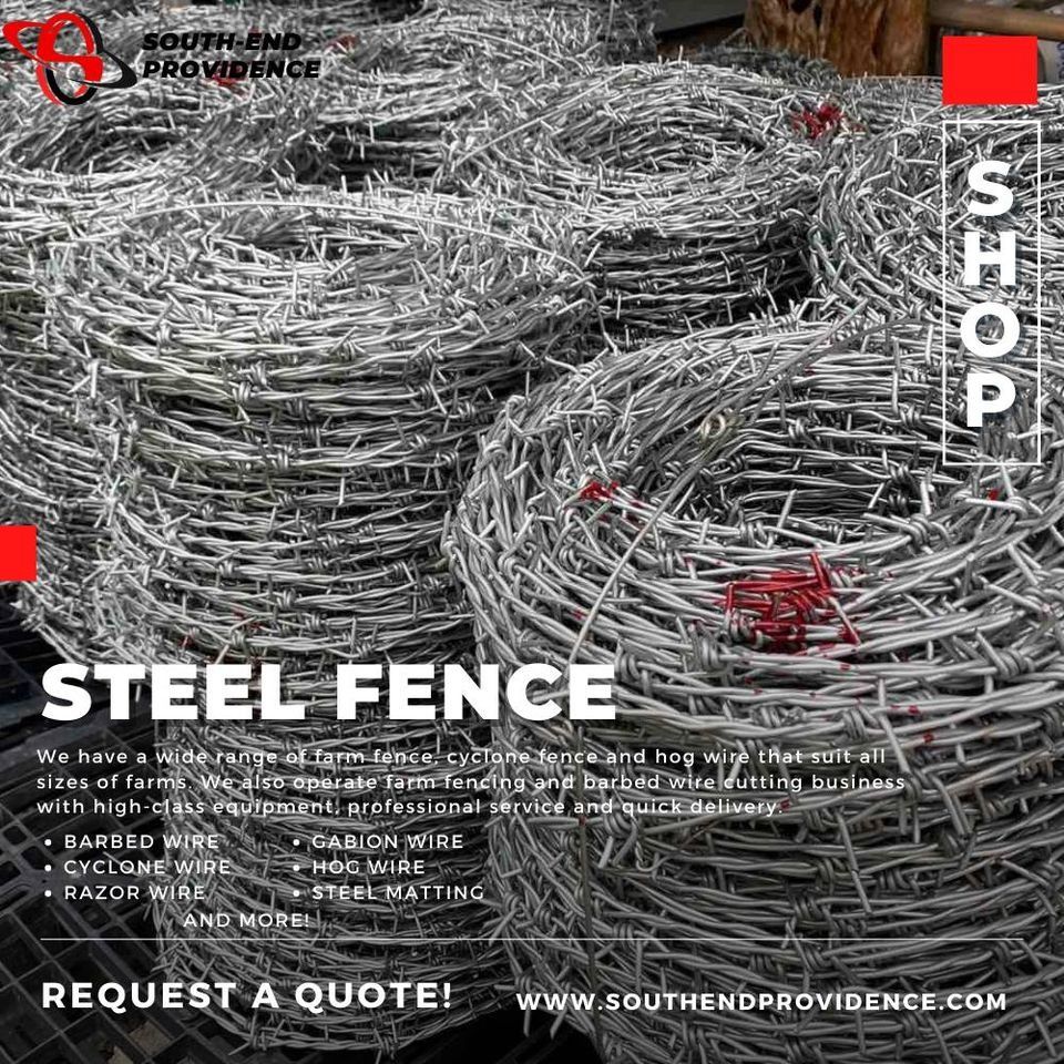Steel Fence Hexagonal Mesh / Cyclone Wire / Hog Wire / Steel Matting ...