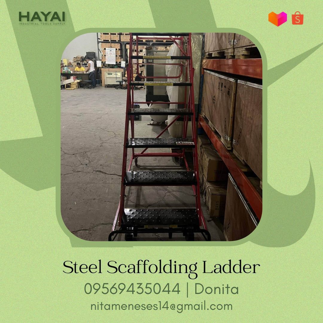 Steel Scaffolding Ladder, Commercial & Industrial, Construction Tools ...