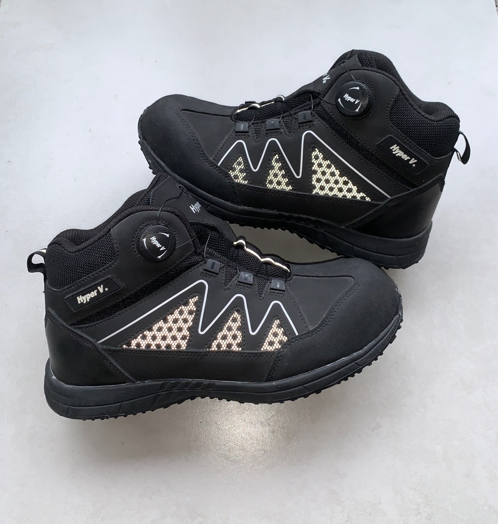 Steel Shoes Hyper V (reflective), Men's Fashion, Footwear, Boots on ...