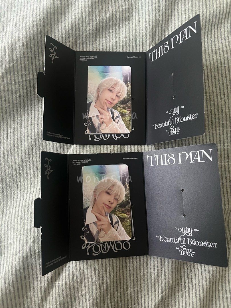 SVT This Man Weverse Album, Hobbies & Toys, Collectibles & Memorabilia ...