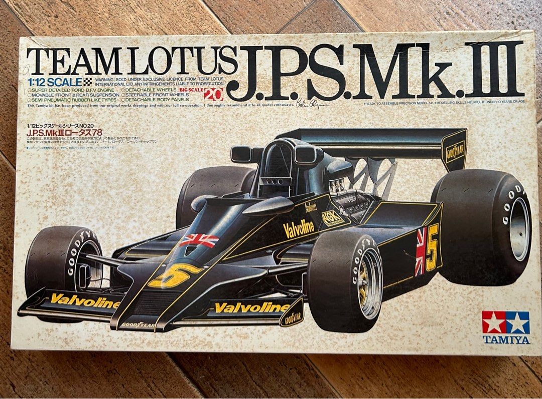 Tamiya 1/12 Team Lotus J.P.S. MK III, Dragon 1/144 German Mig-29 ...