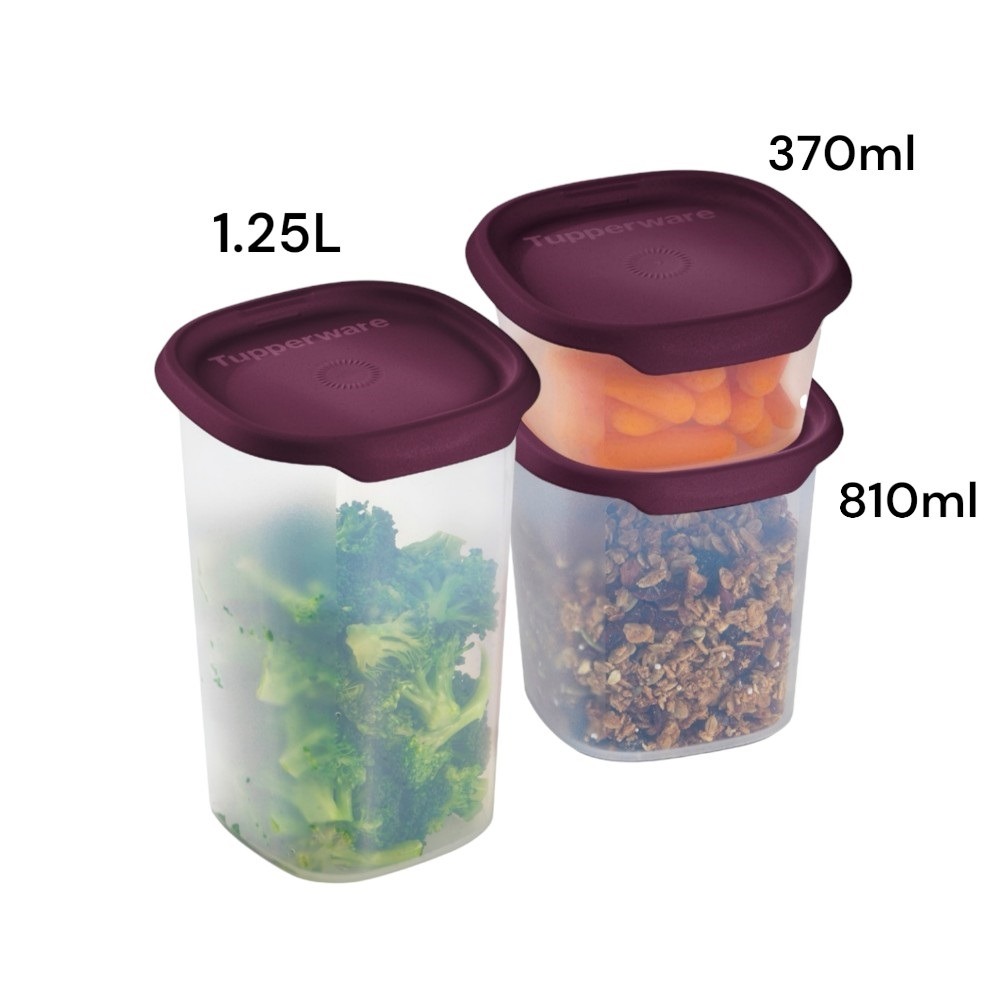 Tupperware One Touch Fresh Small Square Set, Furniture & Home Living, Kitchenware & Tableware ...