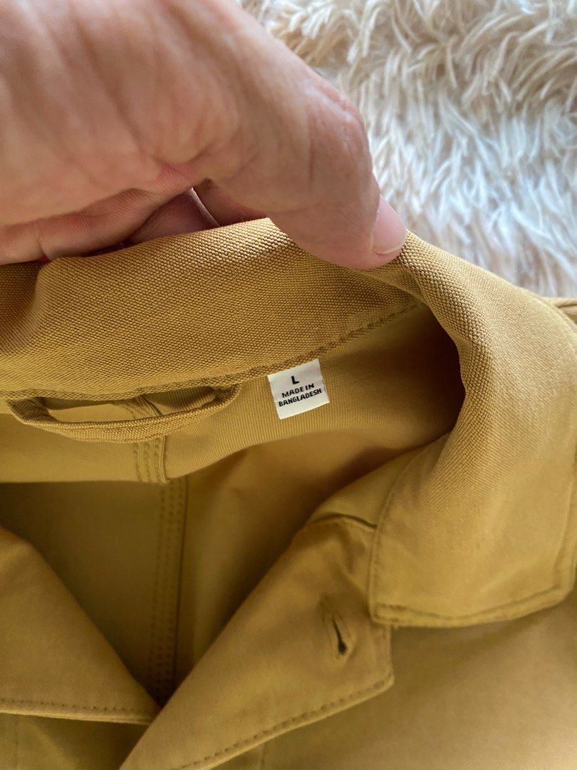 Uniqlo Mustard Chore Jacket, Men's Fashion, Coats, Jackets and ...