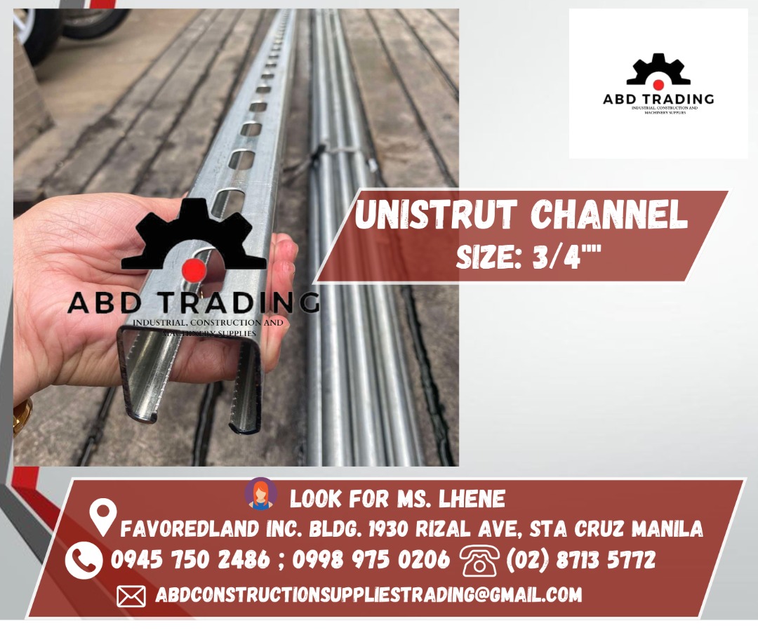 UNISTRUT CHANNEL SLOTTED, Commercial & Industrial, Construction Tools ...