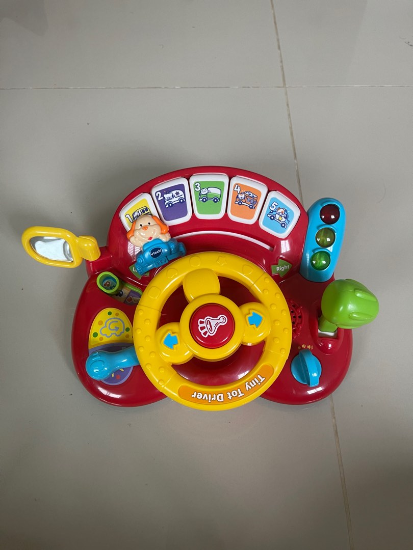 Vtech Tiny Tot Driver, Babies & Kids, Infant Playtime on Carousell