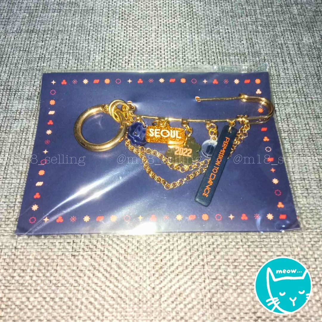 [m18 BTS MERCH] WEVERSE BTS MEMORIAL KEYRING (PERMISSION TO DANCE PTD ...