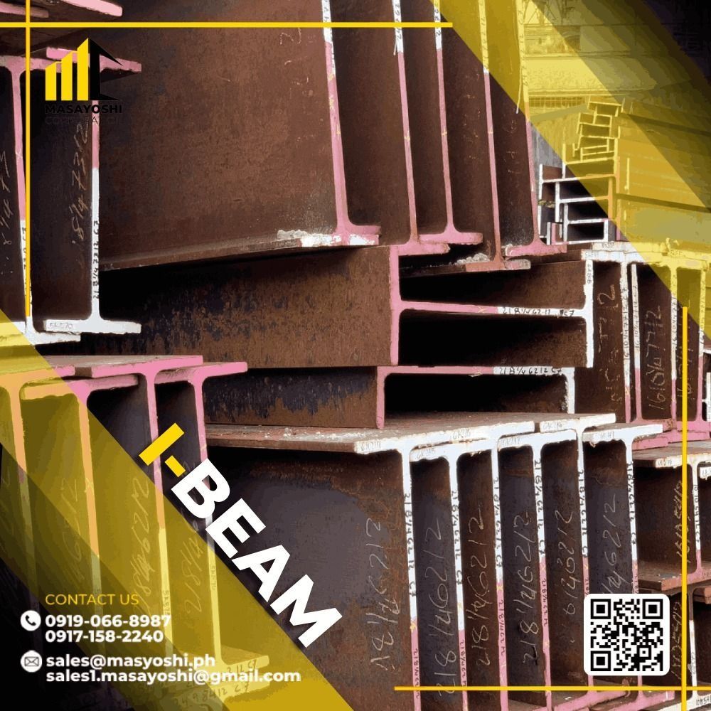 WIDE FLANGE, I BEAM x 6m, Beam, Angle Bar, Cyclone Wire, Hoist, Plywood ...