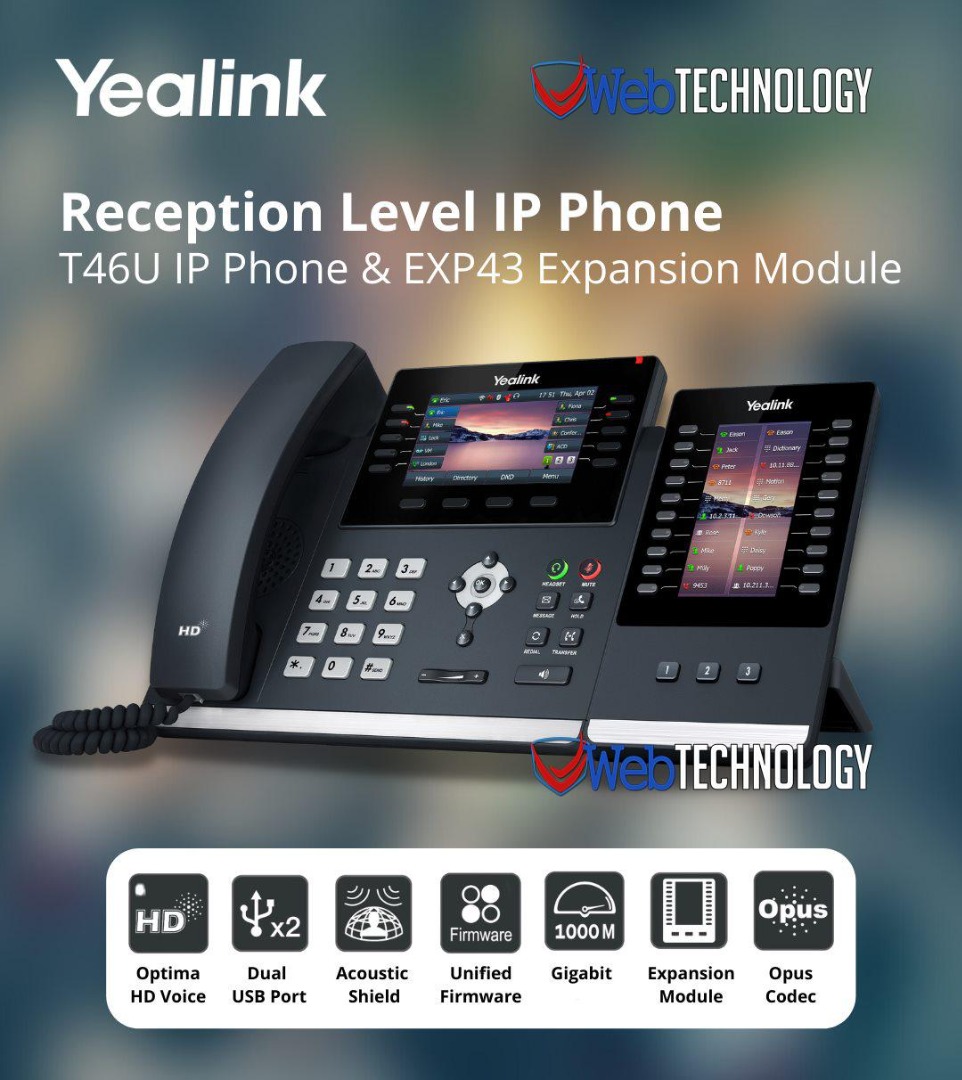 Yealink SIP-T46U, Computers & Tech, Office & Business Technology on ...