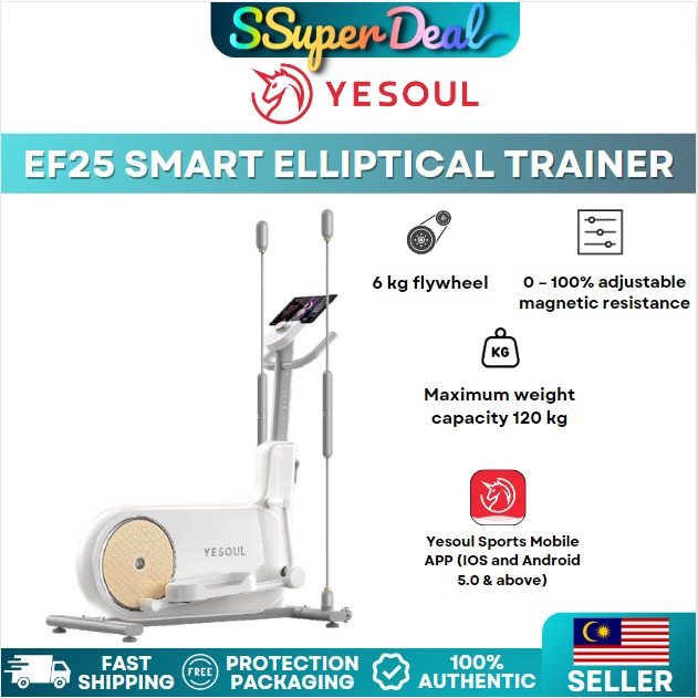 Yesoul EF25 Smart Elliptical Trainer, Sports Equipment, Exercise & Fitness, Cardio & Fitness ...