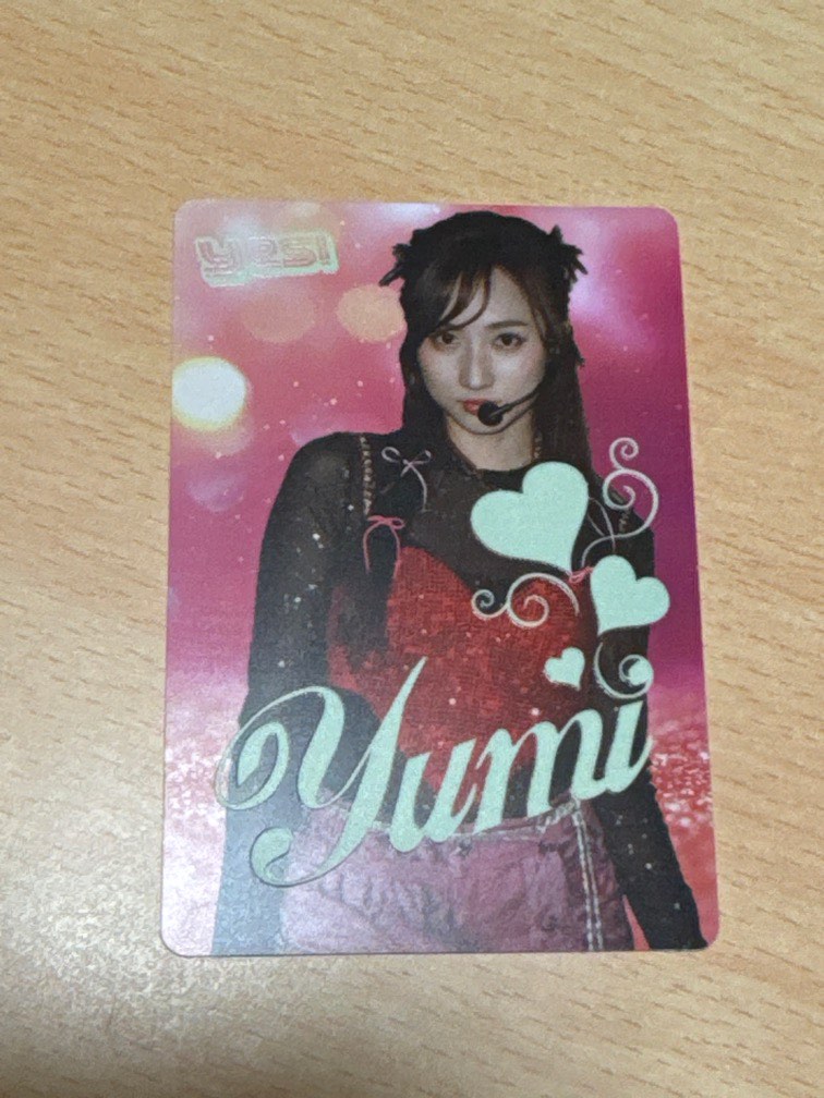聲夢Yumi 鍾柔美夜光yes card卡, 興趣及遊戲, 收藏品及紀念品, 明星周邊 - Carousell