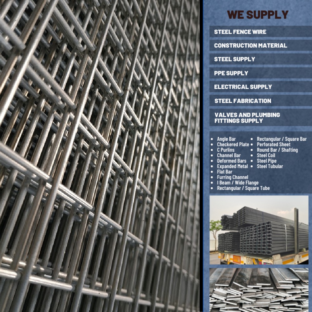 1"x4ftx22m Steel Matting Fence / Galvanized Iron Fence Welded Wire ...