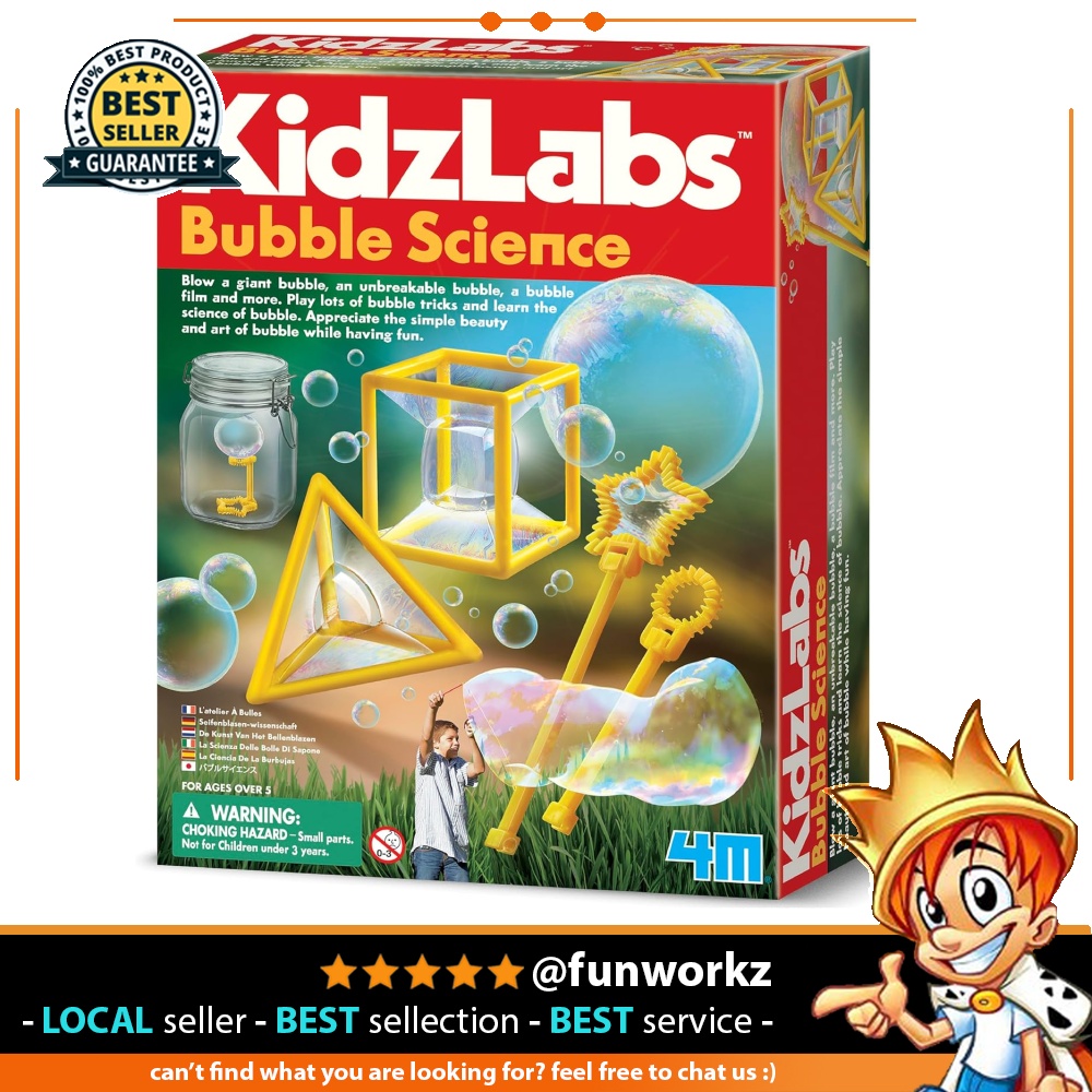 4M 3351 Kidz Lab Bubble Science Kit, Hobbies & Toys, Toys & Games on ...