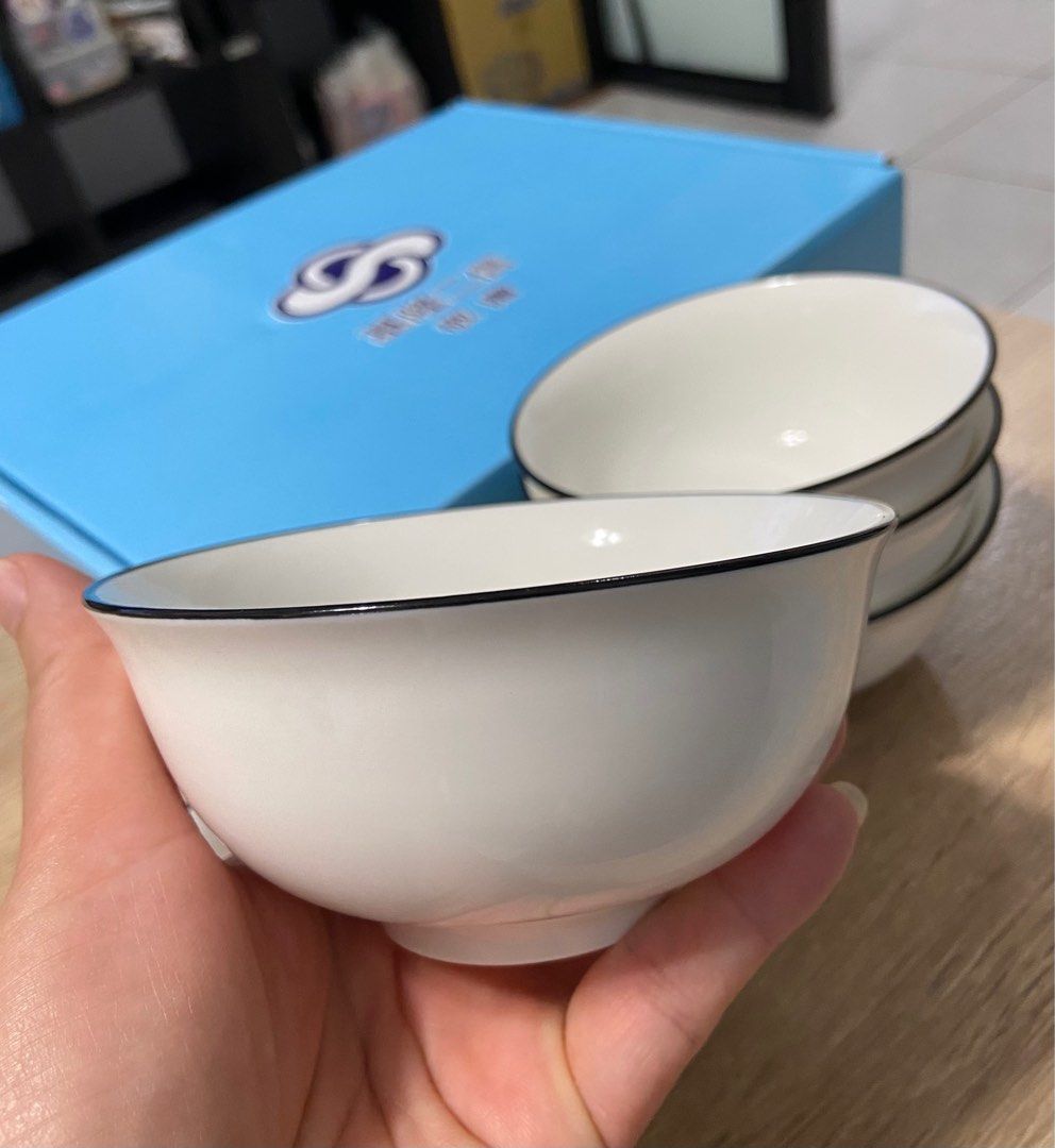 全新 碗 松村窯 日式和風 5碗一組 碗組 飯碗 陶瓷碗 點心碗 湯碗 生活用品, 家具及居家用品, 廚具和餐具, 餐具和餐具在旋轉拍賣