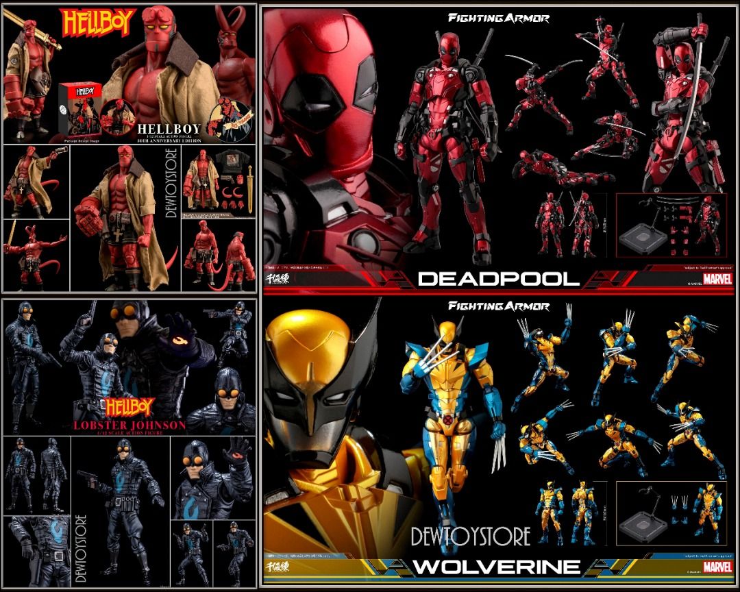 ⭐ [𝗣𝗿𝗲-𝗼𝗿𝗱𝗲𝗿] 1/12 Scale Action Figure - 1000toys - Hellboy - Hellboy ...