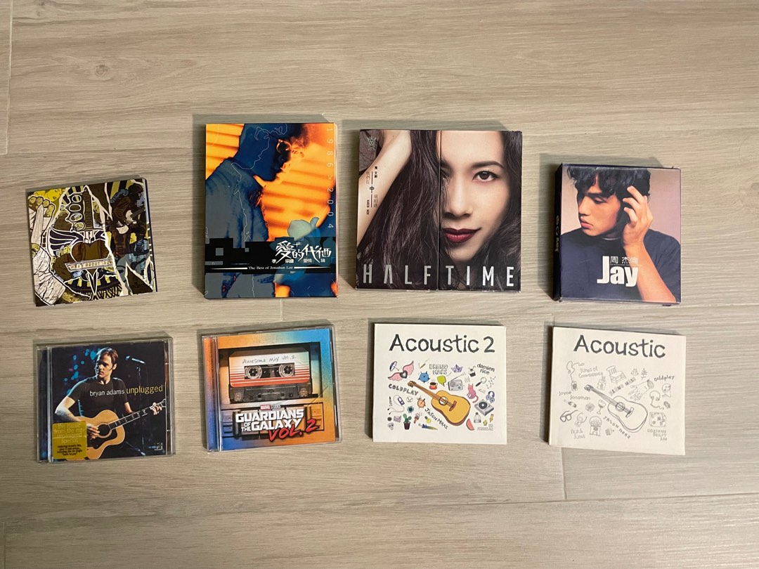 周杰倫,莫文蔚,李宗盛, Brian Adam, Acoustic 1/2 , Bon jovi, 興趣及遊戲, 音樂、樂器 & 配件, 音樂 ...