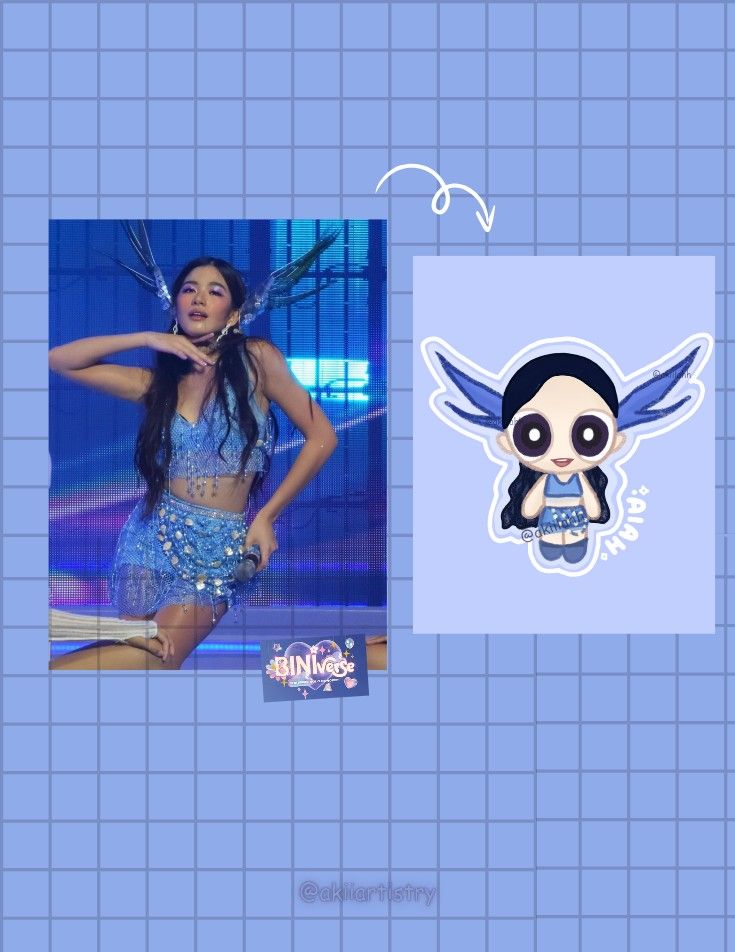 BINI Aiah X Powerpuff Girls Stationery Set (digital product), Hobbies ...