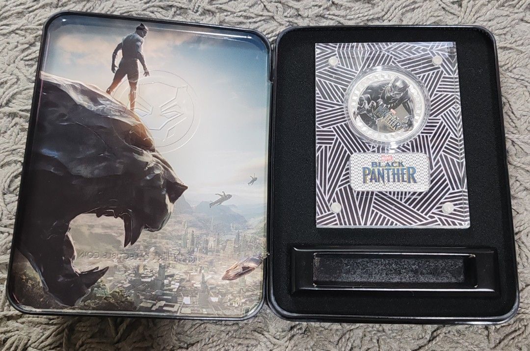 Black Panther 1 OZ 9999 Collectable Pure Silver Coin Limited Edition ...