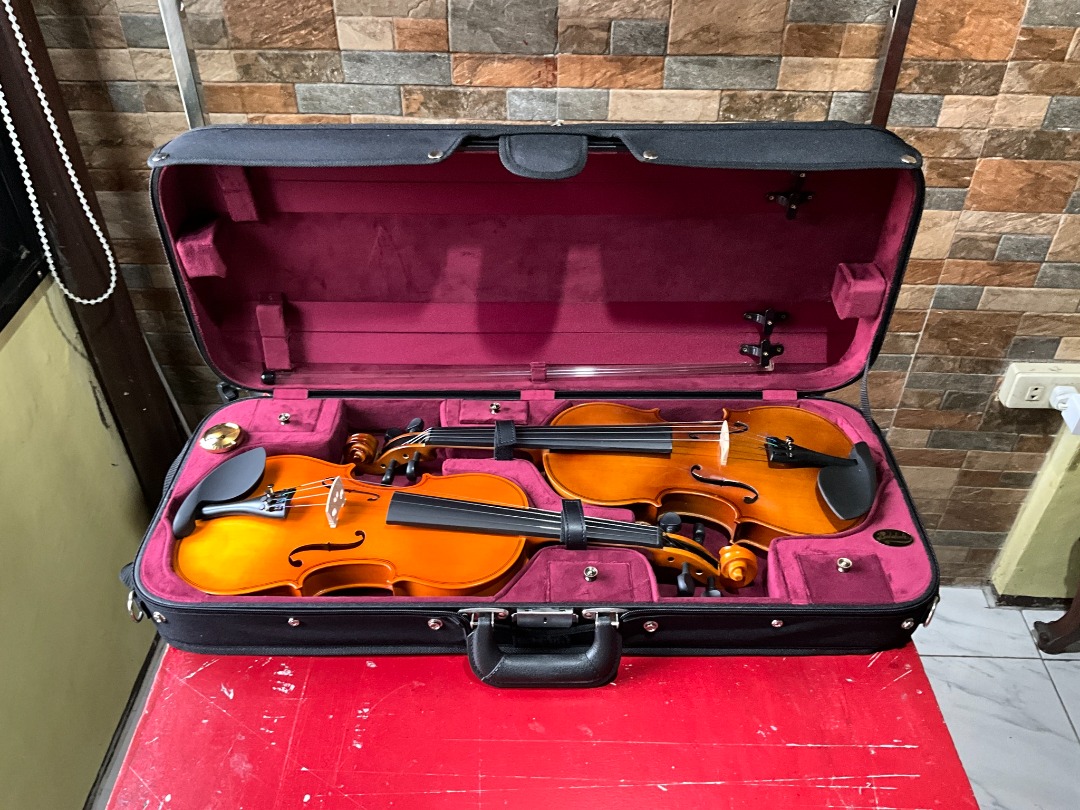 Bobelock Oblong Double Violin case, Hobbies & Toys, Music & Media ...