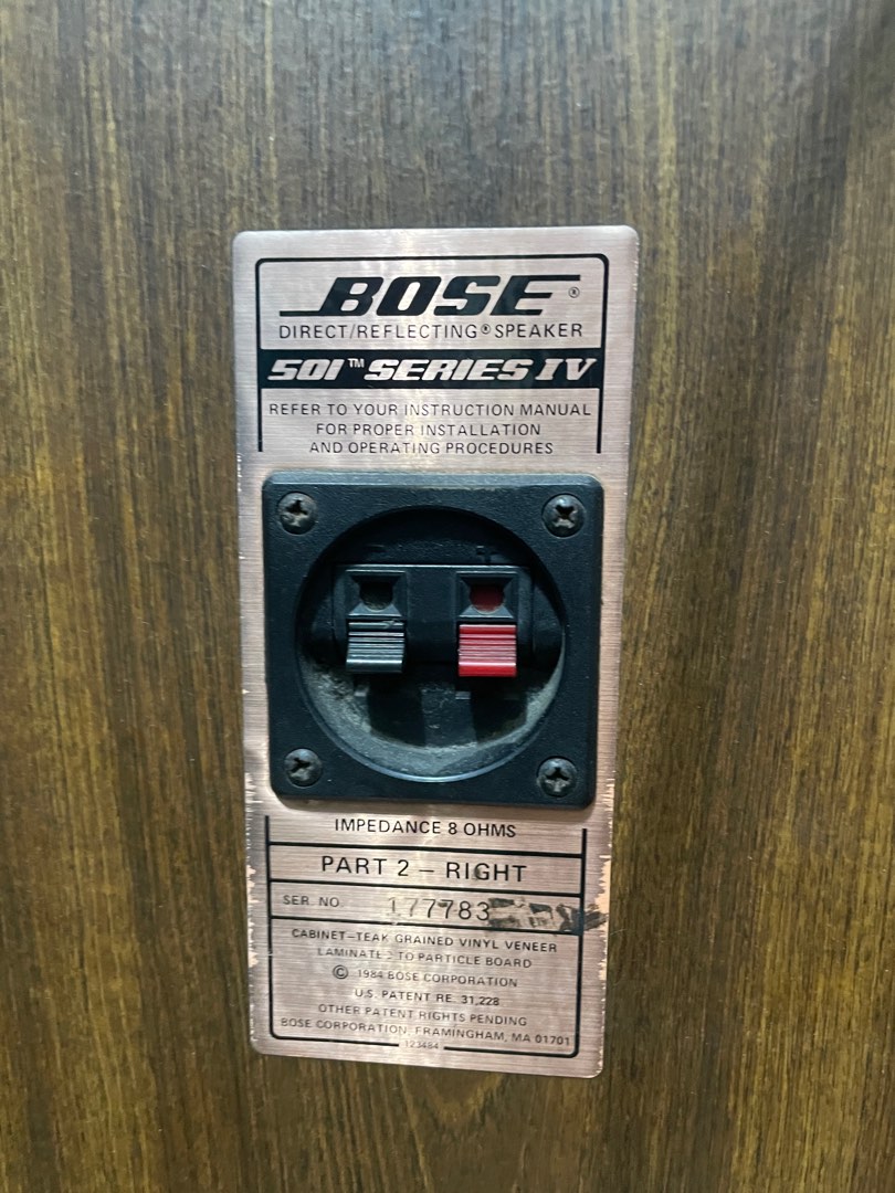 Bose - 501 Series IV, Audio, Soundbars, Speakers & Amplifiers on Carousell