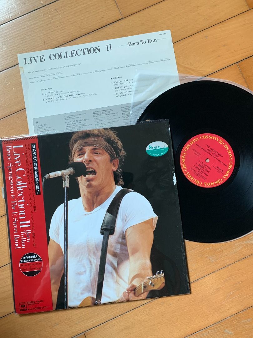 Bruce Springsteen - Live Collection II Born to Run EP 日版 附側紙解說, 興趣及遊戲 ...