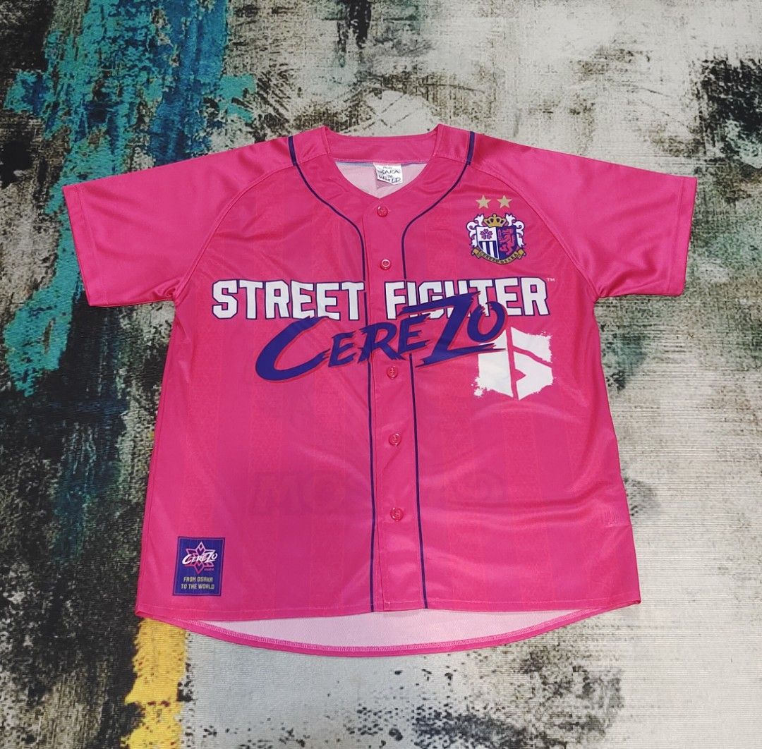Capcom street fighter basebal jersey, Men's Fashion, Tops & Sets ...