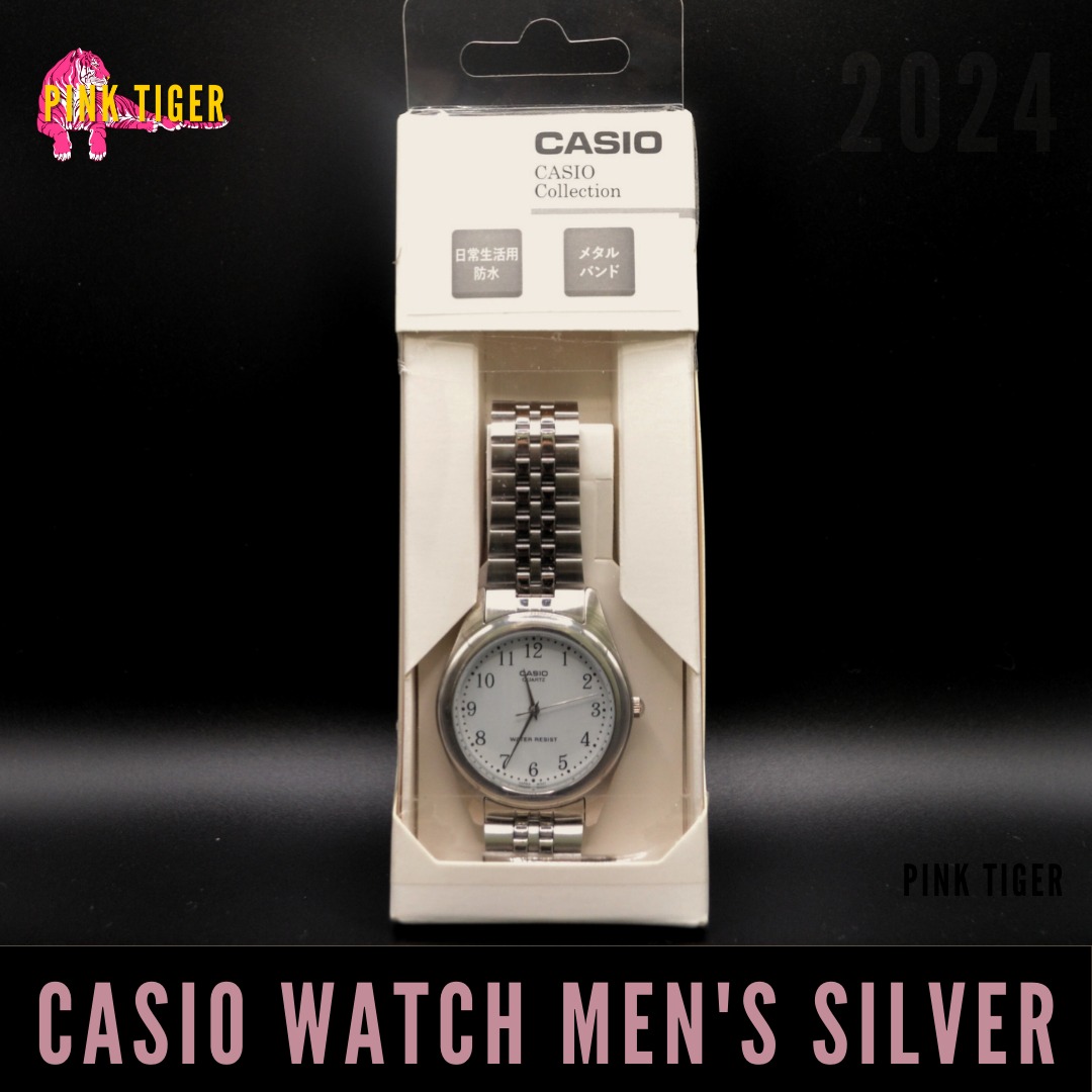 Casio Watch Men's Silver, Men's Fashion, Watches & Accessories, Watches ...