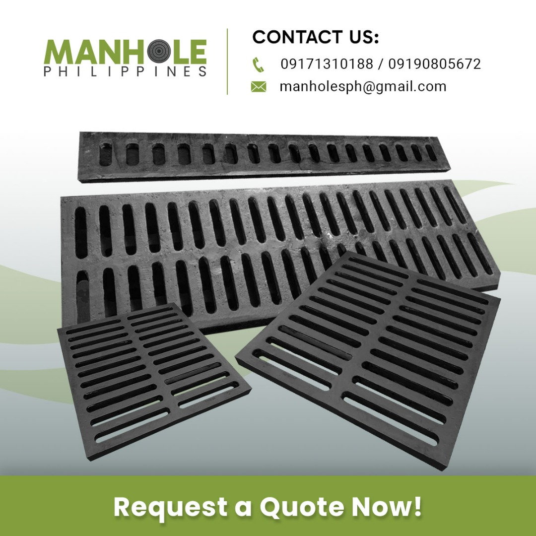 Cast Iron Trench Grating and Catch Basin, Commercial & Industrial ...