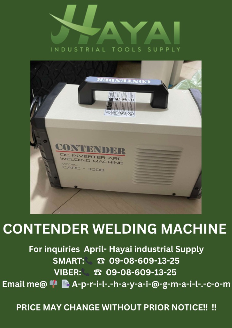 Contender welding machine, Commercial & Industrial, Construction Tools ...
