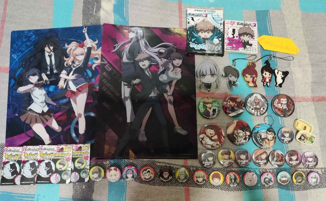 Danganronpa Official Merch Set, Hobbies & Toys, Toys & Games on Carousell